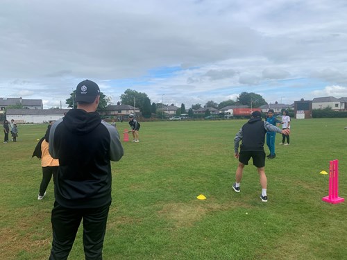 Manchester Originals Visit Bolton's HAF